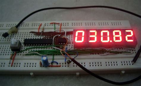 7 Segment Digital Thermometer Using Attiny 85 Duino