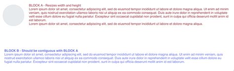 Can I Adjust The Objects Beneath The Text Area When Resizing The Window