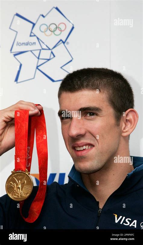 Us Swimmer Michael Phelps Winner Of 8 Gold Medals At The Beijing