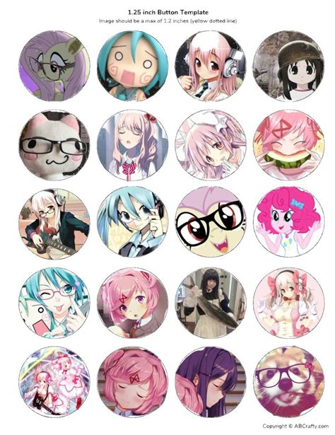 Pin Tamplate Printable Pin Designs Button Pins Template Scene Pin