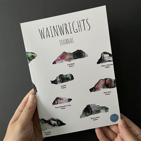 Wainwright Journal Wainwright Logbook Wainwright Bagging Wainright Gift Wainwrightbagger