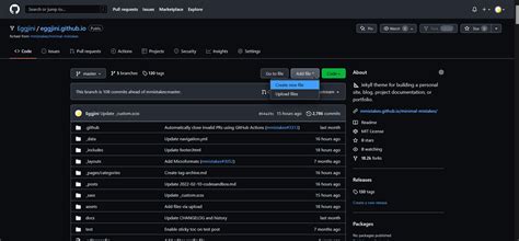 깃허브 블로그 깃허브 블로그 만들고 설정하기 Minimal Mistakes 에그지니 Blog