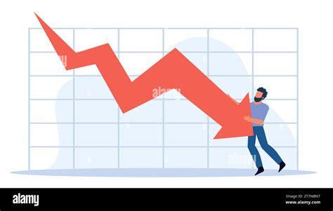 Vector Illustration Depicted A Businessman Holding A Graph Chart