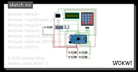 Smart Following Robot Wokwi Esp32 Stm32 Arduino Simulator