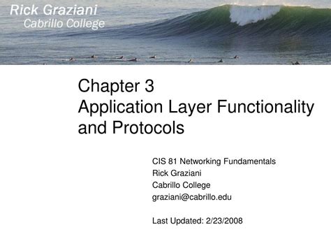 Ppt Chapter 3 Application Layer Functionality And Protocols Powerpoint Presentation Id 5600224