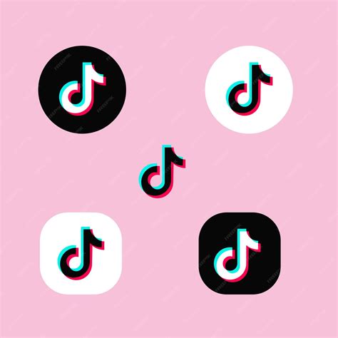 Premium Vector Tik Tok Logo Tik Tok Icon Set