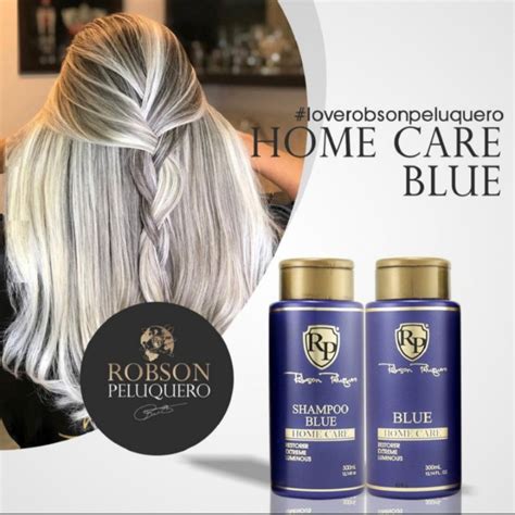 Kit Matizador Blue Original Robson Peluquero Home Care Shopee Brasil