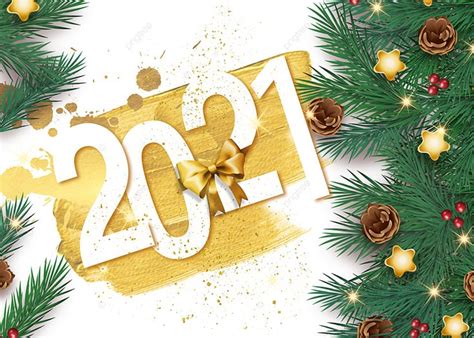 크리스마스 새해 2021 브러시 배경 크리스마스 트리 활 새해 배경 일러스트 및 사진 무료 다운로드 Pngtree