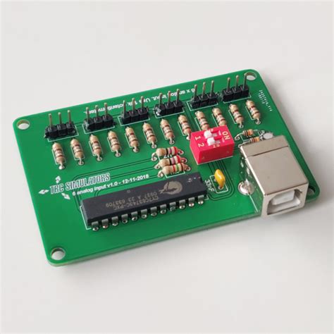 6 Analog Input Usb Controller Simkits