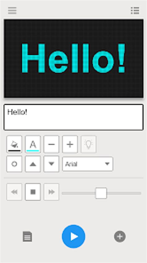 led scroller led text banner para android download