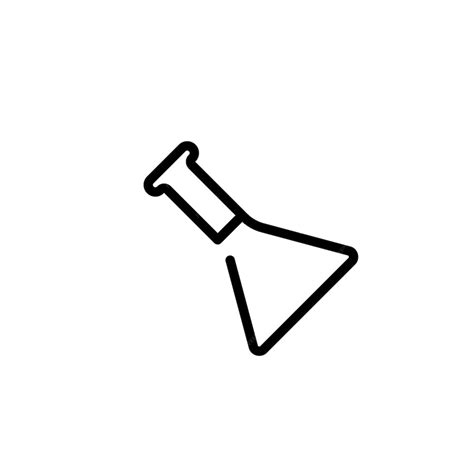 Premium Vector Erlenmeyer Sign Symbol Vector