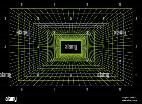 Perspective Grid Room Background Vector Illustration Stock Vector Image And Art Alamy