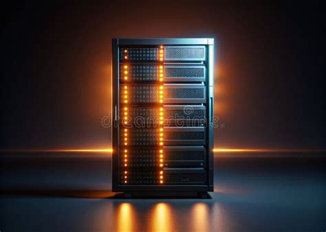 Editable Linear Style Low Light Server Icon Modern Vector Design For