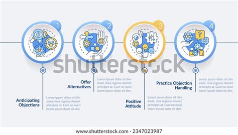 Objection Handling Methods Circle Infographic Template Stock Vector Royalty Free 2347023987