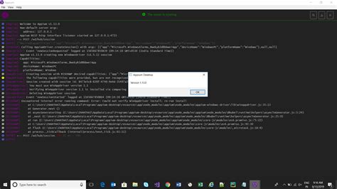 Exception In Appium Console With Win App Driver 111 · Issue 800 · Microsoftwinappdriver · Github