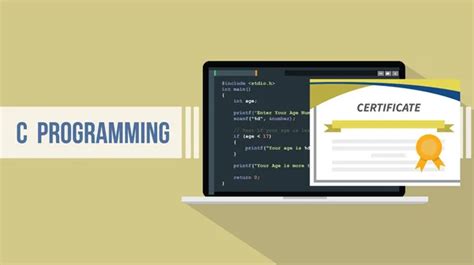 Sharp Programming Language Certificate Laptop Code Script Screen Vector
