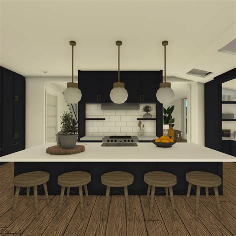Modern Farmhouse Kitchen Ideas Bloxburg