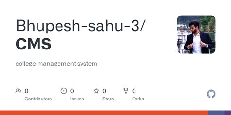 GitHub Bhupesh Sahu 3 CMS College Management System