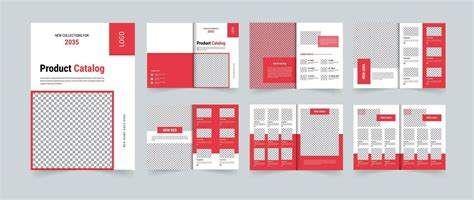 Modern And Creative A4 Product Catalog Design Template Or Furniture