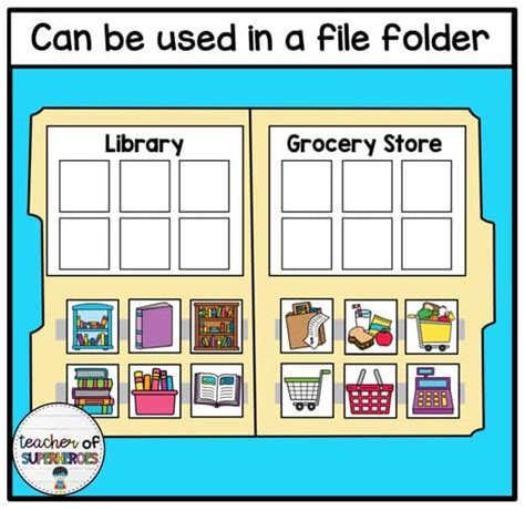 Community Locations Ffc Sorting Mats For File Folder Task Box Tpt