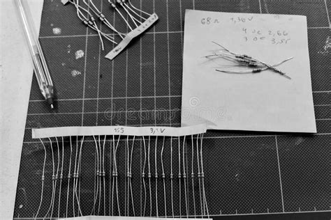 Soldering Of Electronic Circuits Stock Image Image Of Laboratory