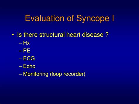Ppt Syncope Symptoms Causes And Treatment Powerpoint Presentation
