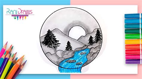 Dibujos A Lapiz De Paisajes Faciles