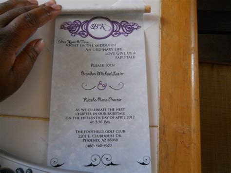 From Ms To Mrs Diy Scroll Invitations