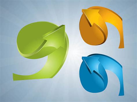 곡선 화살표 Ai Uidownload