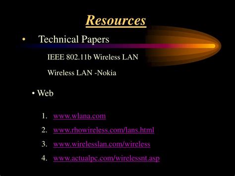 PPT Wireless LAN PowerPoint Presentation Free Download ID