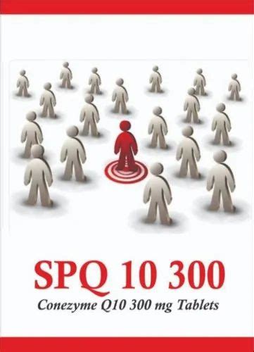 Spq Coenzyme Q 10 300mg Tablets 10 Tablet Per Strip Prescription At