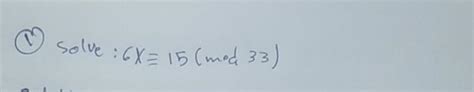Solved Number Theory Chegg