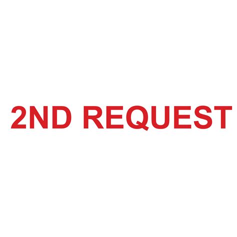 2nd request stamp