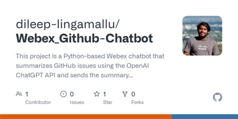 Dileep Lingamallu On Linkedin Github Dileep Lingamalluwebexgithub Chatbot This Project Is A