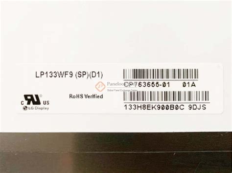 Lg Display液晶模组lp133wf9 Spd1概况 全球液晶屏交易中心 屏库