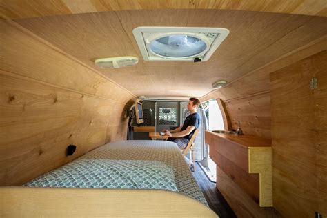 Houston Man Converts Cargo Van Into Beautiful Tiny Home—and Hell Teach