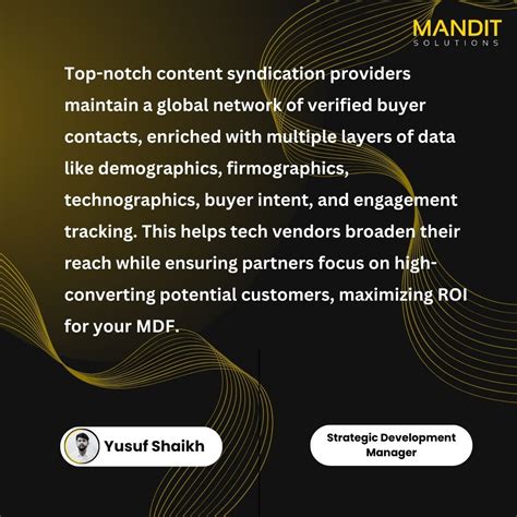 Yusuf Shaikh On Linkedin Contentsyndication Marketingroi Mdf