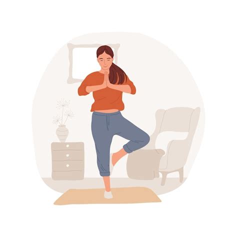 Premium Vector Relaxation Exercise Isolated Cartoon Vector Illustration