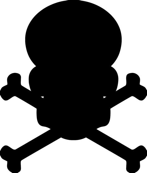 Svg 죽음 경고 해골 해적 무료 Svg 이미지 및 아이콘 Svg Silh