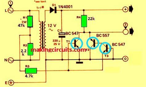Zero Crossing Detector Circuit Making Easy Circuits