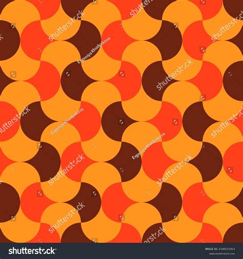Vintage Mid Century Modern Seamless Pattern Stock Vector Royalty Free 2148151953 Shutterstock