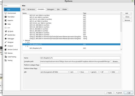 qt creator to use desktop kit get error with “application finished