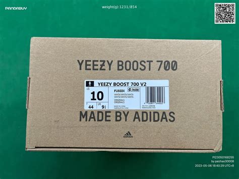200 Yuan Pk Batch Yeezy 700 V2 Vanta Black Gtr R
