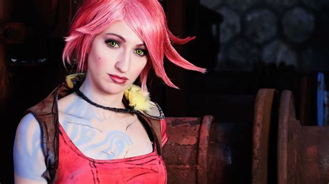 Wallpaper Charlotte Louisa Cosplay Moran Lilith Hair Pink Hair 4k