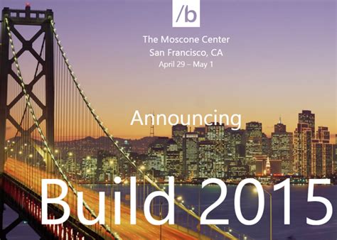 cómo ver y seguir el evento build 2015 de microsoft