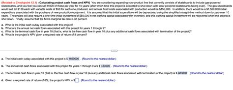 Solved Related To Checkpoint Calculating Project Chegg