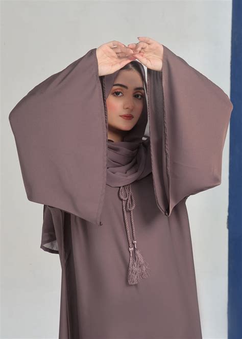 Nidha Abaya In Mauve By Tgm Luxe Jxd2508 Laam Pk