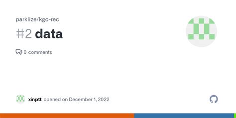 Data · Issue 2 · Parklizekgc Rec · Github