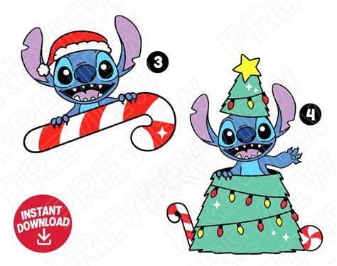 Christmas Bundle Stitch Svg Dxf Png Clipart Set Cliparts Etsy