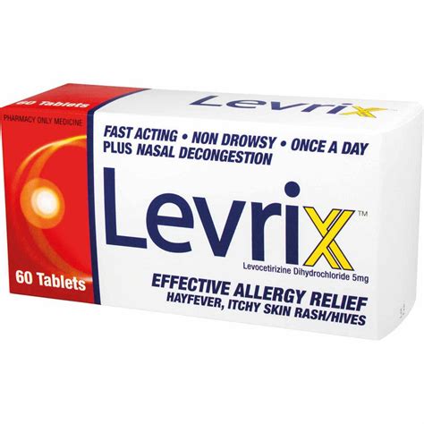 Levrix 5mg Tablets 60s Life Pharmacy